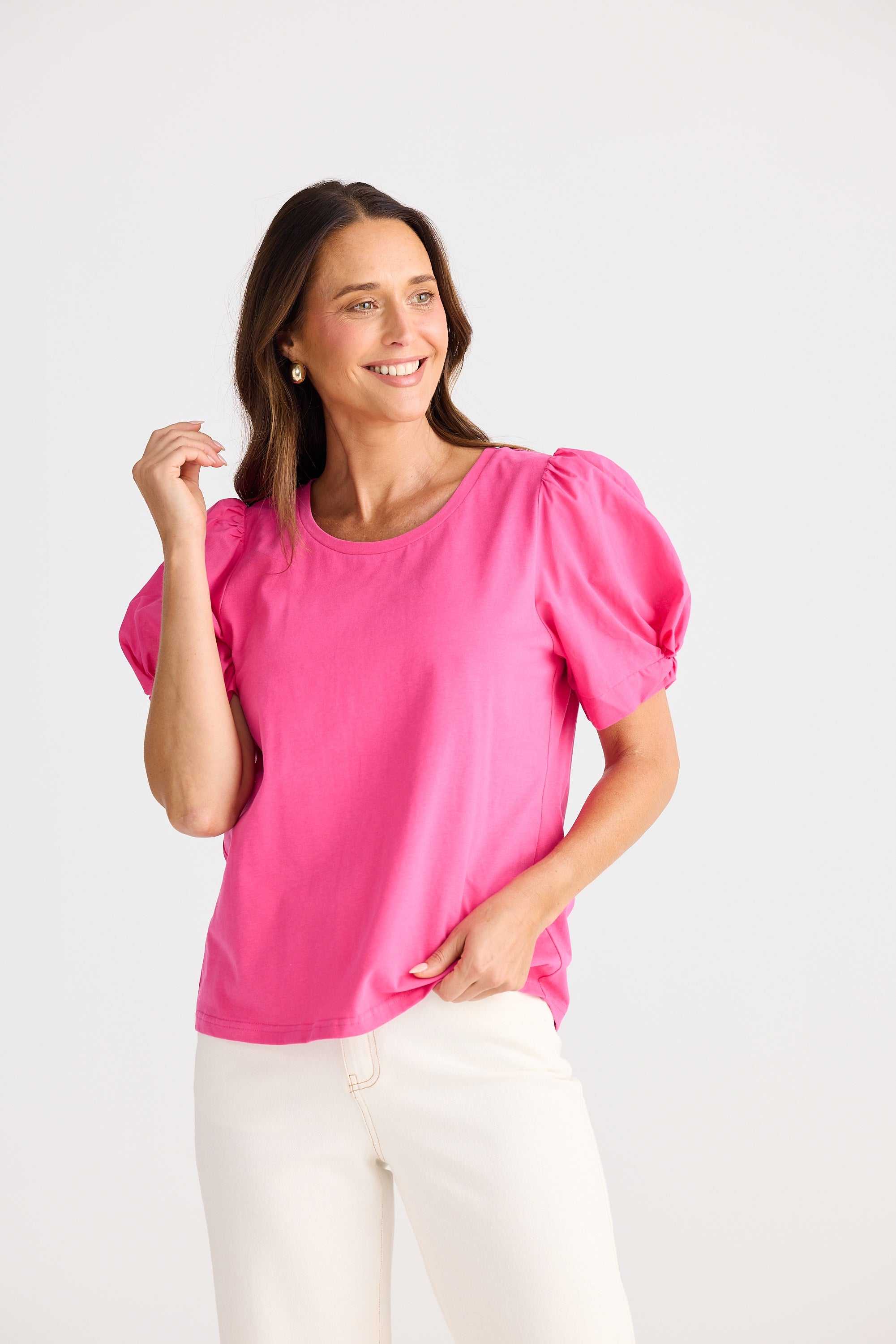 Abigail Tee (Hot Pink) – Gretel Lane