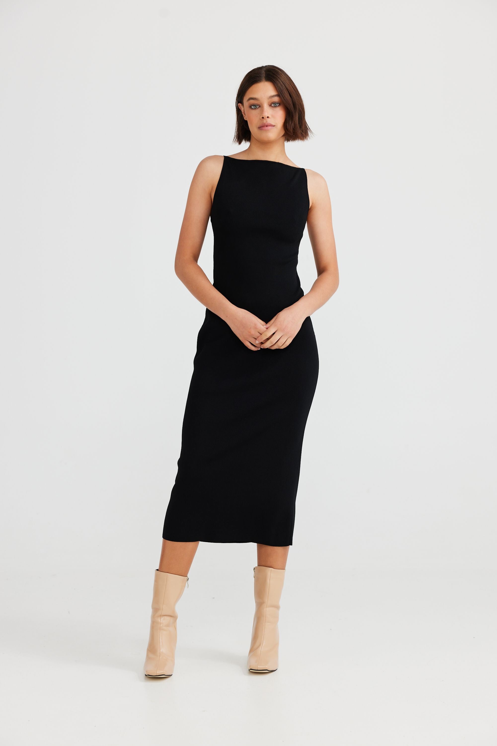 Astrid Dress (Black) – Gretel Lane